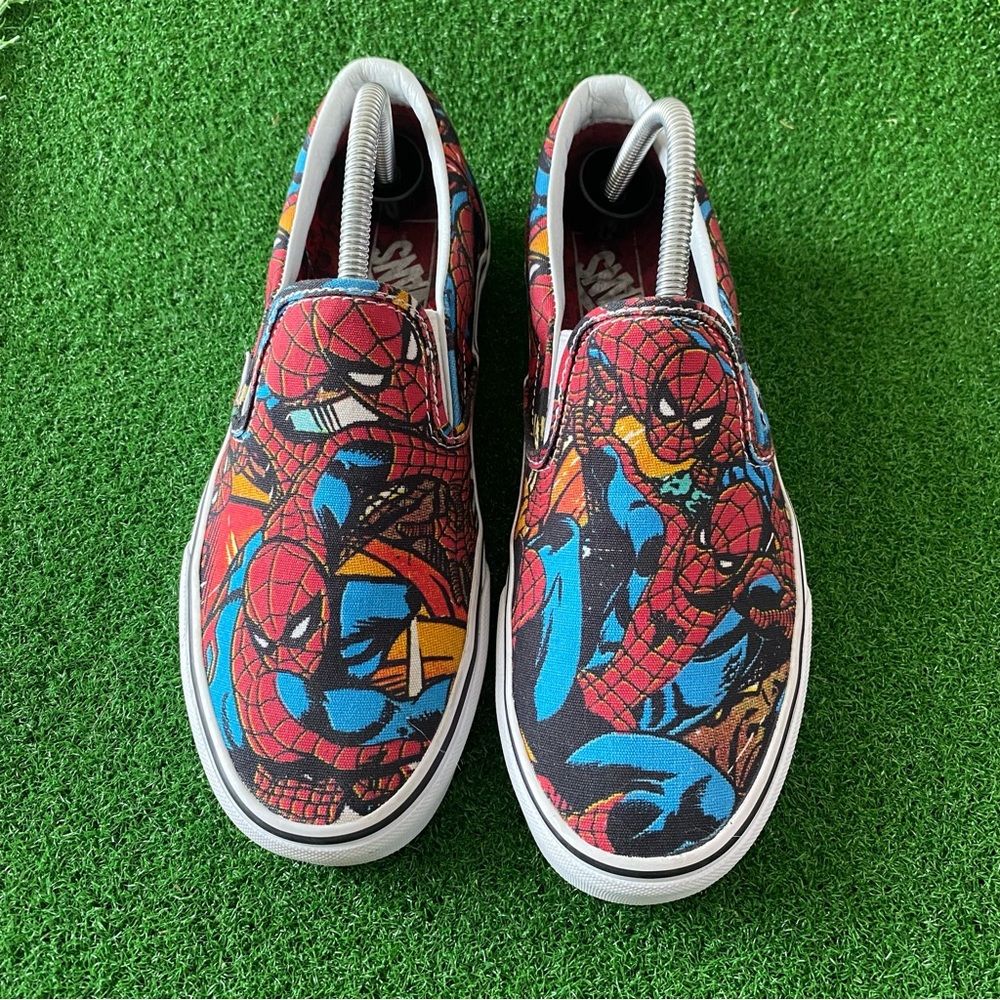 Vans X Marvel Spider-Man Classic Slip On Comic Print … - Gem